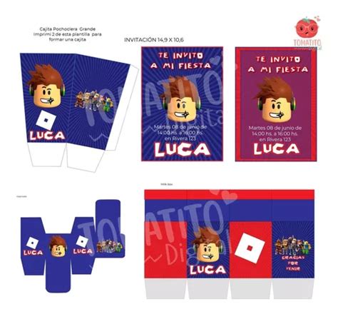 Kit Imprimible Candy Bar Roblox Editable en venta en Moreno Bs As G B A Oeste por sólo