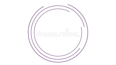 Animated Violet Linear Symbol Of Person Looped Video Of Beating Heart