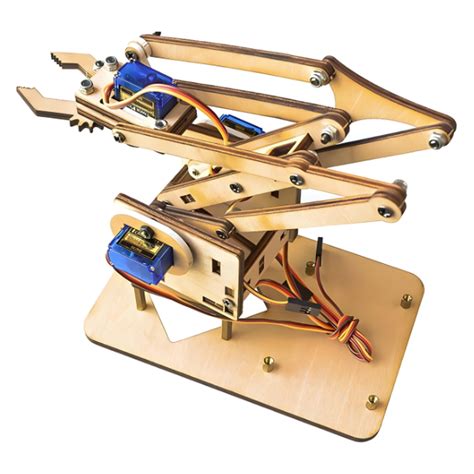 DIY Kit DOF Robot Manipulator Arm Mechanical Arm Kit Non Including Servo Stemvolt In