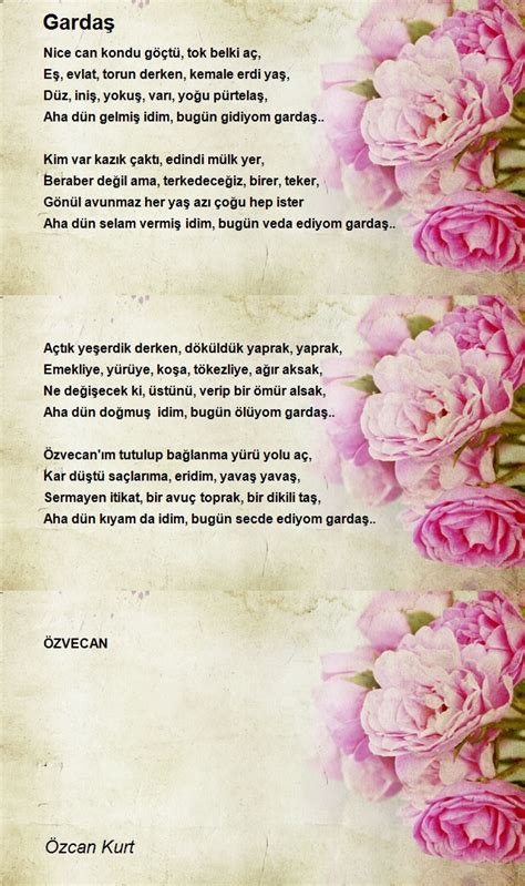 Gardaş Şiiri Özcan Kurt