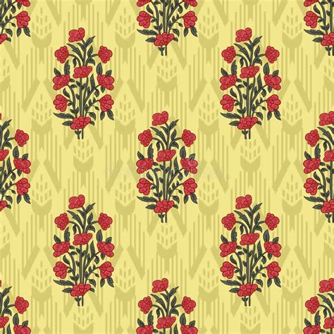 Mughal Motif Seamless Pattern Stock Illustrations 4 815 Mughal Motif