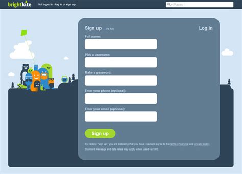 30 Examples Of Sign Up Web Forms For Design Inspiration