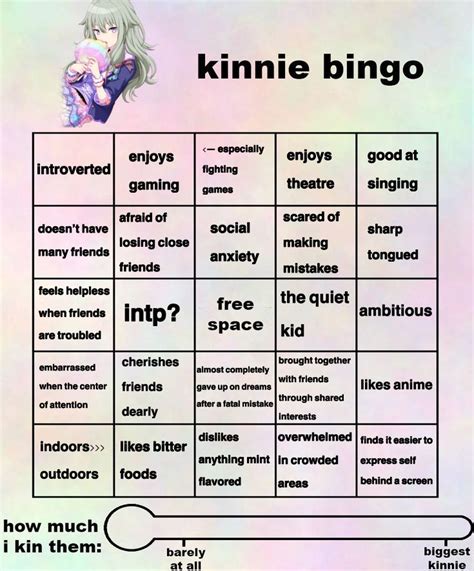 Nene Kusanagi Kinnie Bingo Bingo Bingo Template Dont Talk To Me
