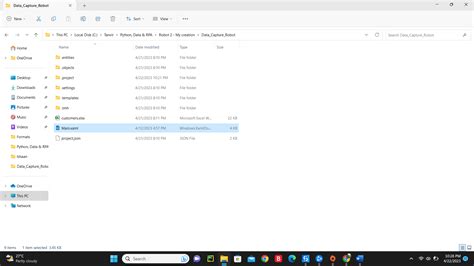 Excel File Located In Same Folder As Main Xaml But When I Click The Main Xaml File And Land
