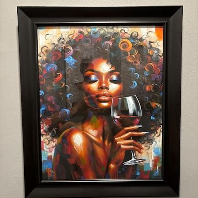 Sexy Black Woman Poster Black Nude Art Afro Wall Art African American
