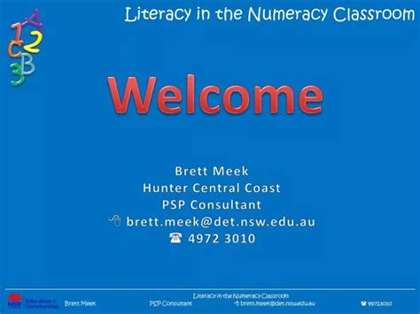 Ppt Literacy In The Numeracy Classroom Powerpoint Presentation Free Download Id 2637559