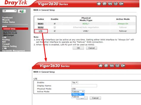 Configuring Vigor LTE Series Router For G LTE Connection DrayTek FAQ