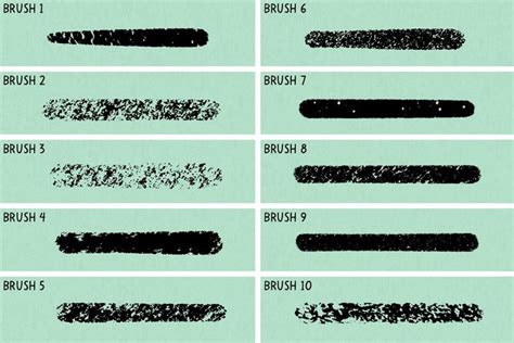 texture procreate brush set