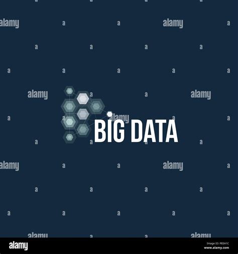 Big Data Base Vector Emblem Data Sorting Geometric Icon Information Sorting Abstract Logo