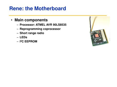 ppt tinyos programming boot camp part iii hardware tour powerpoint