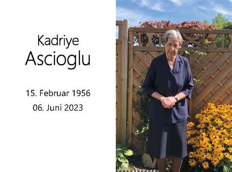 Kadriye Ascioglu Bestattung Eichberger