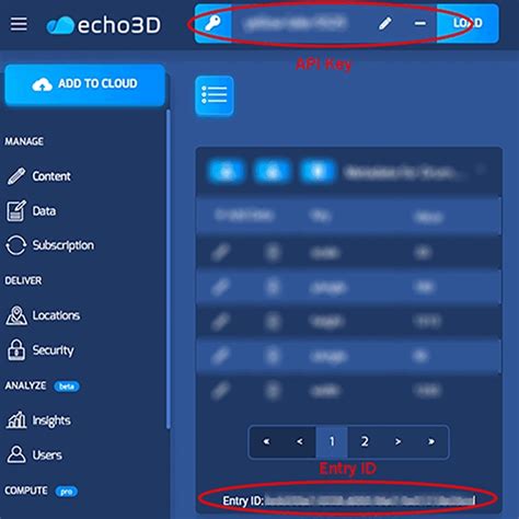 Using The Sdk Echo3d