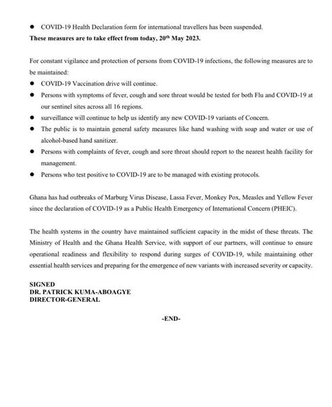 Ghana Health Declaration Form 2023 Printable Forms Free Online