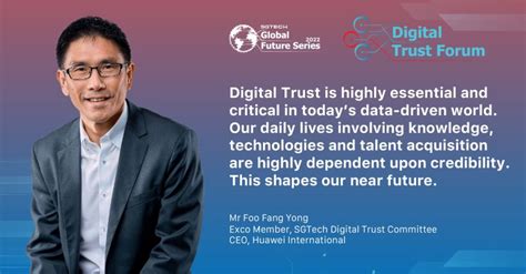 Fang Yong Foo On Linkedin Sgtech Digitaltrustforum Digitaltrust