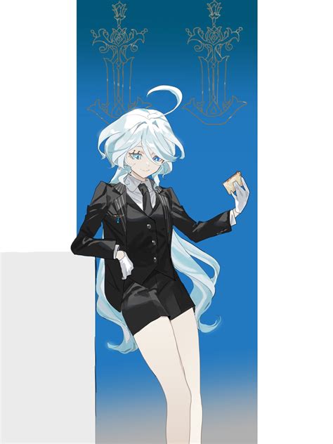 Furina Genshin Impact Drawn By Talesofmea Danbooru