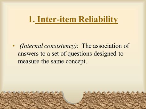 Reliability And Validity Ppt Download