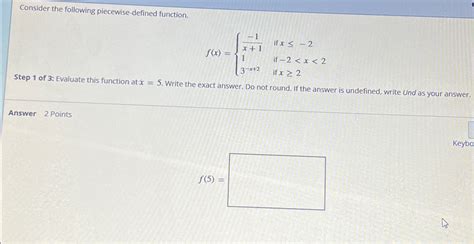 solved consider the following piecewise defined