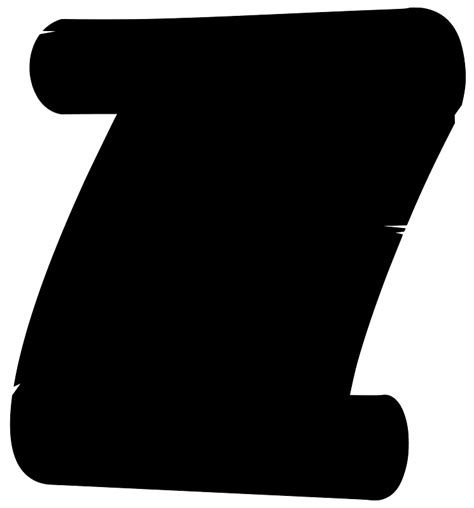 Scroll Free Vector Silhouettes On