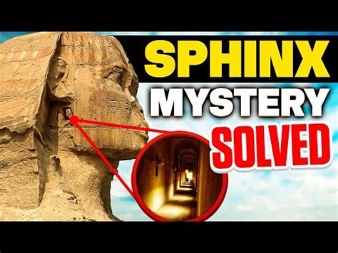 The Mystery of the Sphinx: Unveiling Secrets of the Great Sphinx of ...