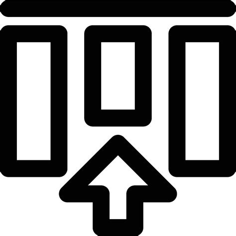 Top Alignment Align Top Vertical Alignment Outline Icon 59379394 Vector Art At Vecteezy