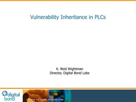 Vulnerability Inheritance In Ics English Ppt