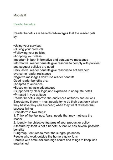 module 8 lecture notes 8 for professor elek s class module 8 reader