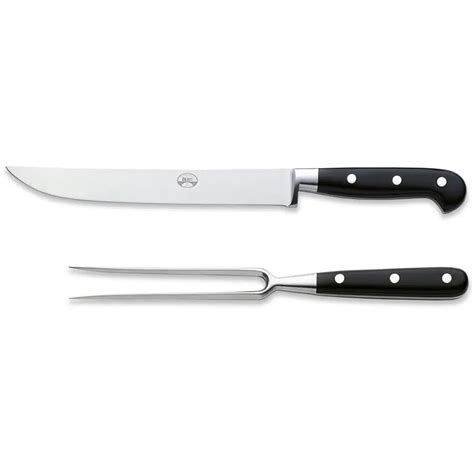 Coltellerie Berti Carving Set Black Plexiglass Mondopiero