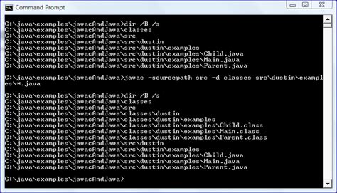 Compiling And Running Java Without An Ide
