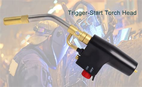 ts4000 trigger start torch head mapp propane gas torch kit with push