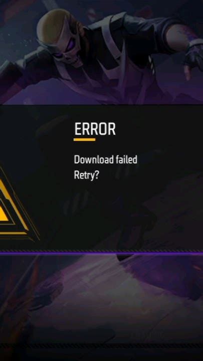 error download failed retry problem solved freefire shorts youtube
