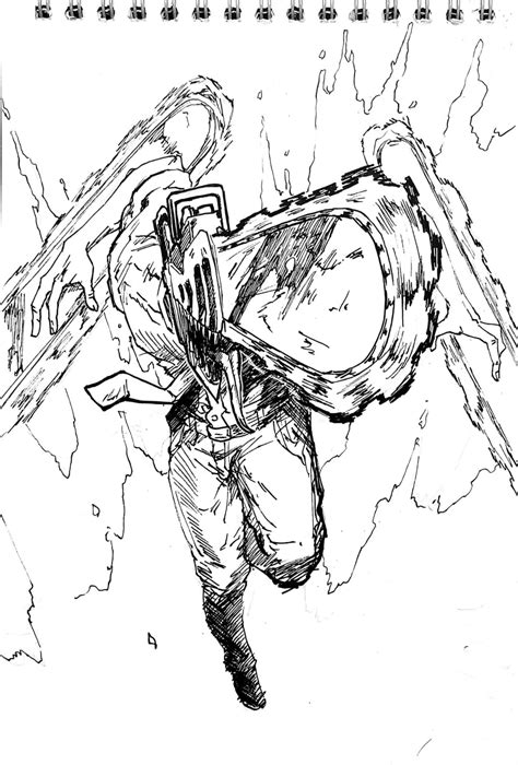 Denji Chainsaw Man Drawn By Einheadt Danbooru