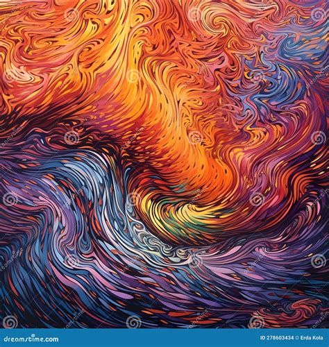 Generative Ai Illustrations Gravity Gravitational Waves Concept Physical Wave And Technology