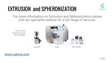 Extrusion Spheronization