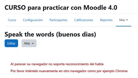 Archivo Navegador No Soporta Reconocimiento De Habla Png Moodledocs