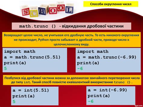 Презентація Округлення чисел в Python