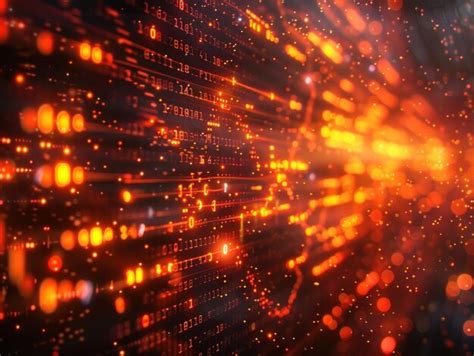premium photo abstract digital background with binary code and
