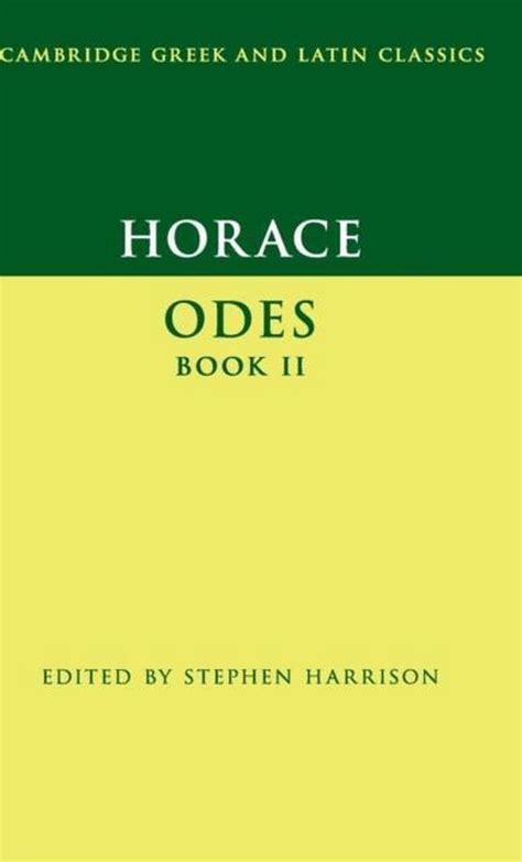 Odes Horace 9781107012912 Boeken Bol