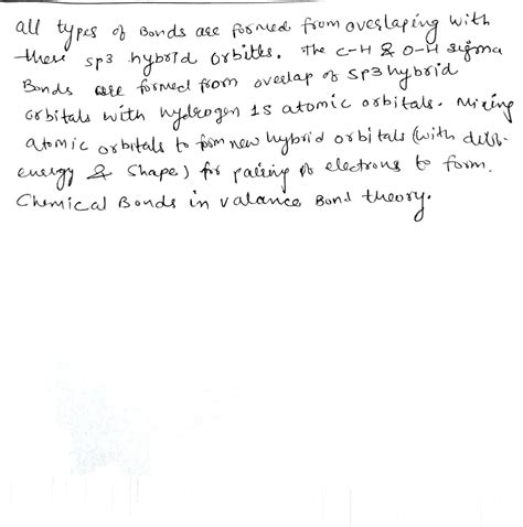 [solved] What Is The Hybridization Of The Orbitals That Are Overlapping To Course Hero