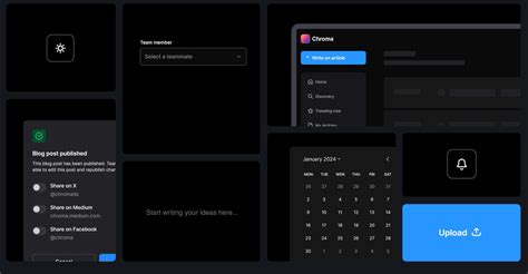 chroma ui library behance