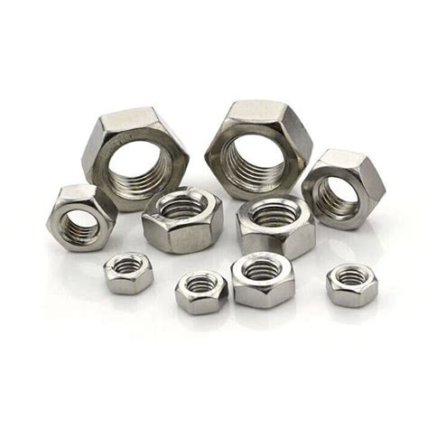 China A2 70 A4 80 Din934 Hex Nut Stainless Steel 304 316 Manufacturers And Suppliers Hongji