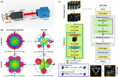 A Schematic Of The Sfs Super Resolution Imaging Setup B The