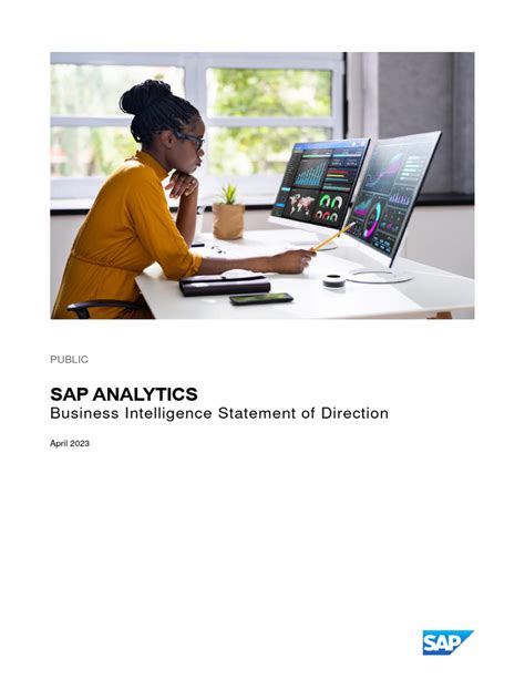 Sap Analytics Business Intelligence Statement Of Direction Pdf Cloud Computing Analytics
