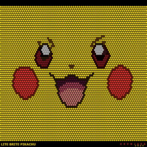 Lite Brite Pikachu By Crvnjava67 On Deviantart