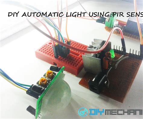 DIY SIMPLE AUTOMATIC LIGHT USING PIR MOTION SENSOR Motion Sensor Sensor Motion