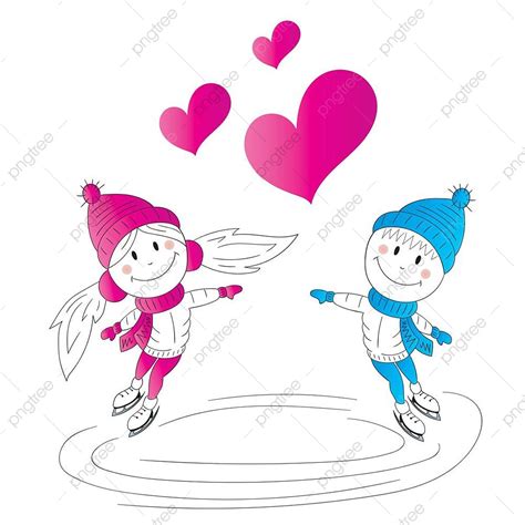 Young Love Skater Cartoon