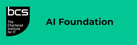 BCS Foundation Certificate In Artificial Intelligence