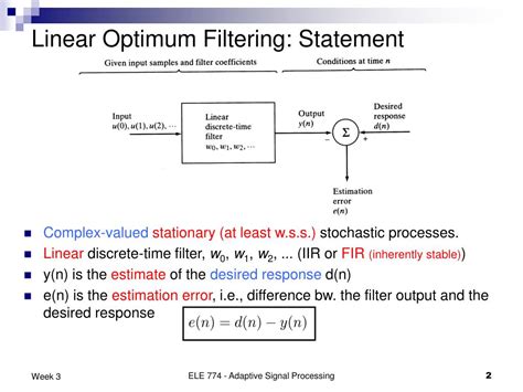 ppt wiener filters powerpoint presentation free download id 144191