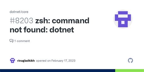 zsh command not found dotnet · issue 8203 · dotnet core · github