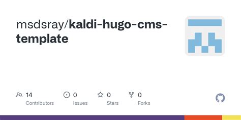 Github Msdsray Kaldi Hugo Cms Template