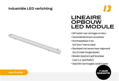 Linear Surface Mounted Module D Lighted